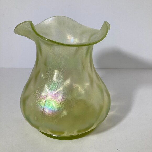 Not branded | Accents | Concave Diamonds Topaz Stretch Uranium Glass ...